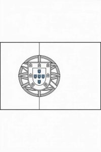 35+ Portugal Flag Coloring Pages – Free & Printable