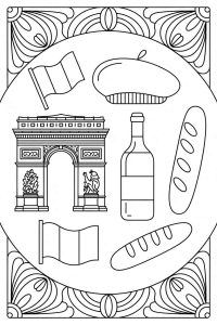 France Coloring Pages: Free Printables, Maps, Flags, and Cultural Fun ...