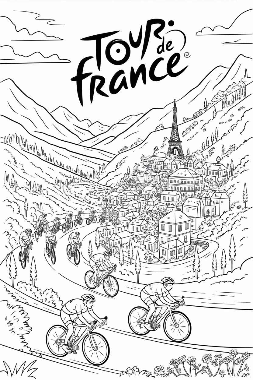 France Coloring Pages: Free Printables, Maps, Flags, and Cultural Fun ...
