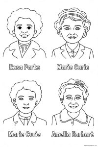 50+ Women History Month Coloring Pages (Free Printables, PDF & Fun Ideas)