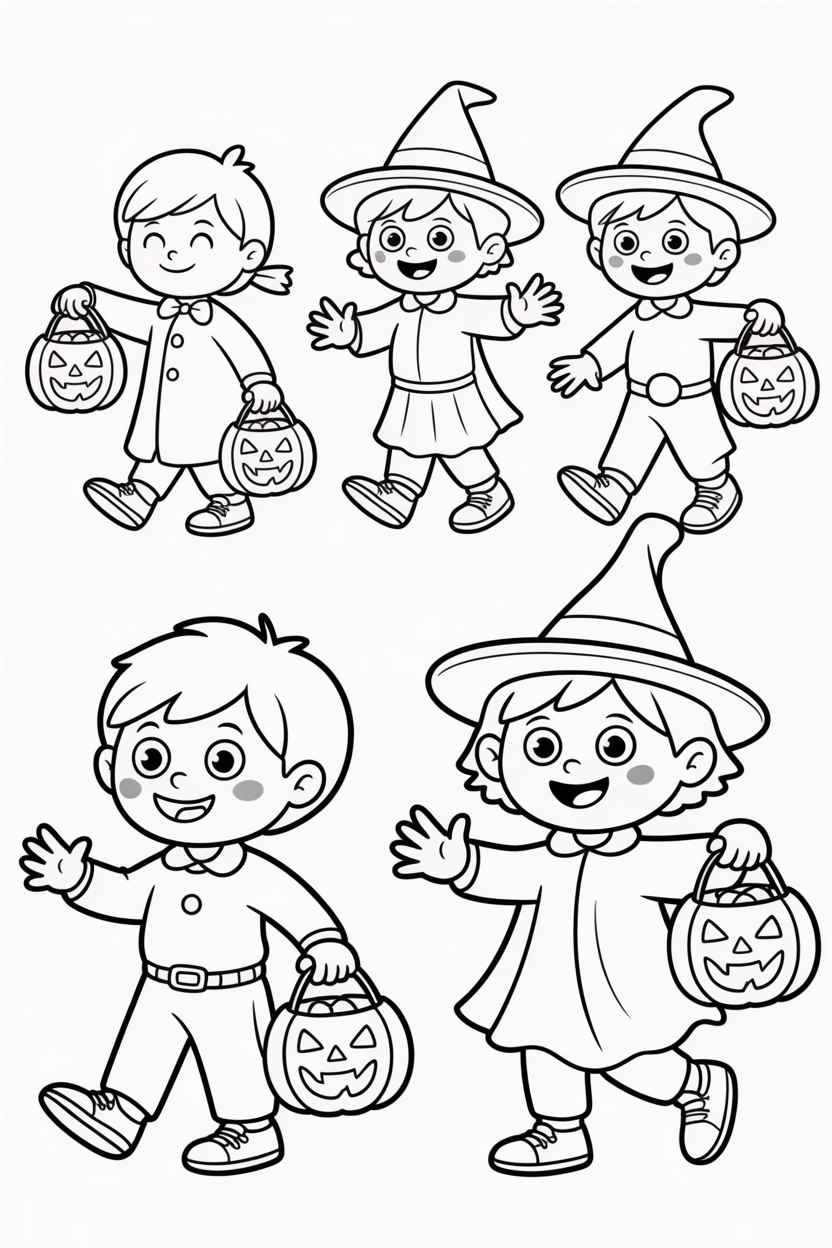 35+ October Coloring Pages – Free Printables for Kids & Adults