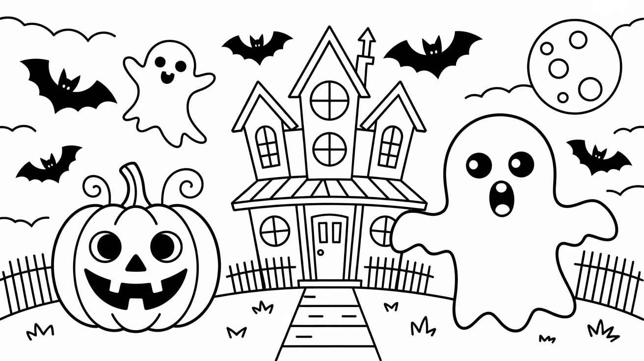 35+ October Coloring Pages – Free Printables for Kids & Adults