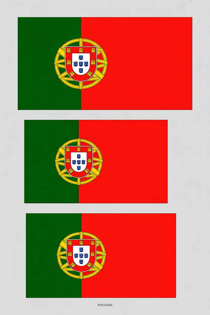 35+ Portugal Flag Coloring Pages – Free & Printable