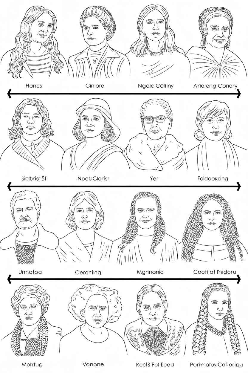 50+ Women History Month Coloring Pages (Free Printables, PDF & Fun Ideas)