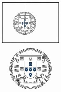 35+ Portugal Flag Coloring Pages – Free & Printable