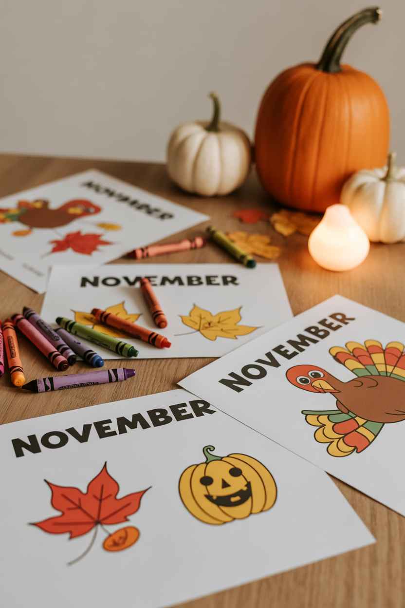 55+ November Coloring Pages You’ll Love (Free Printables!)