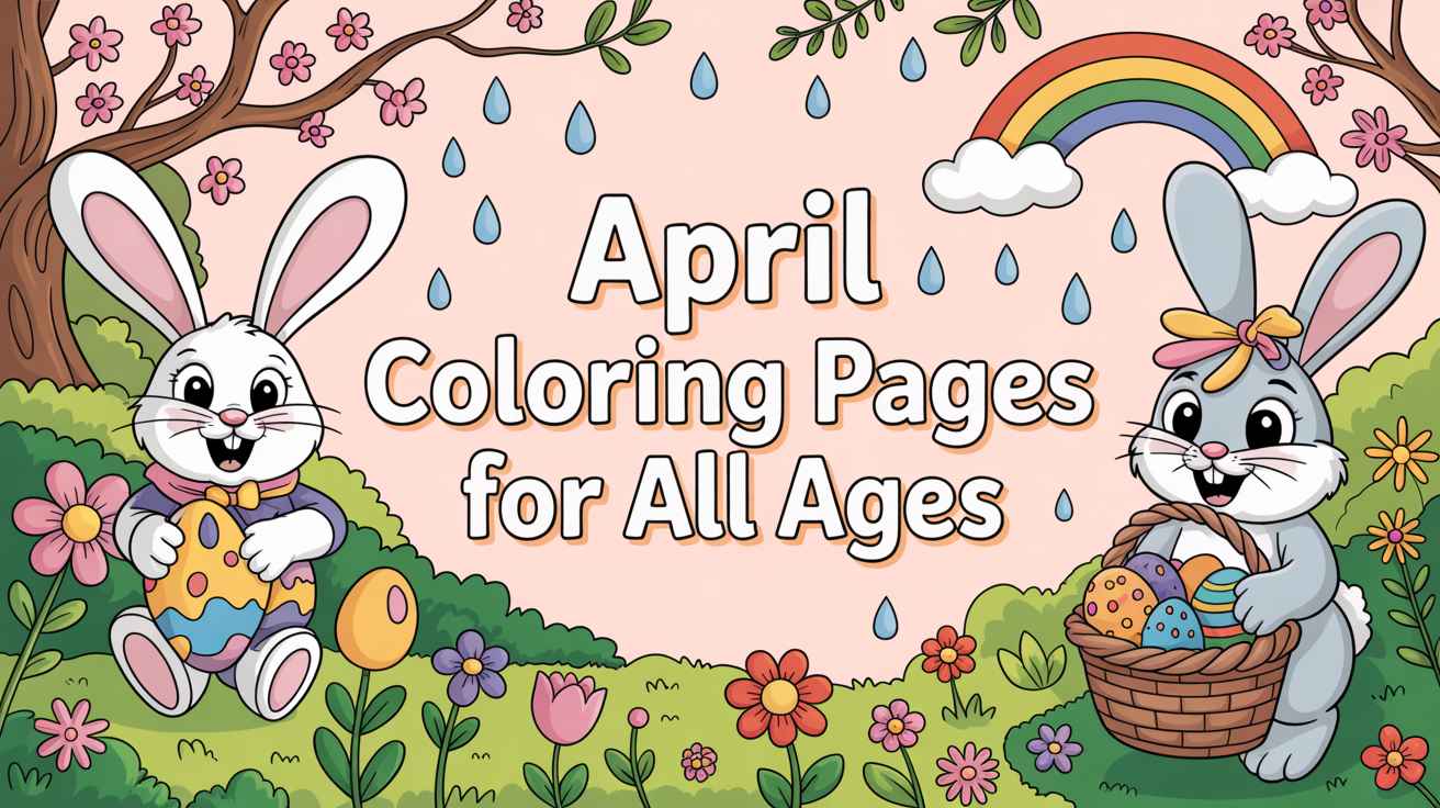 The Ultimate Guide to April Coloring Pages: Free Printables for Kids ...