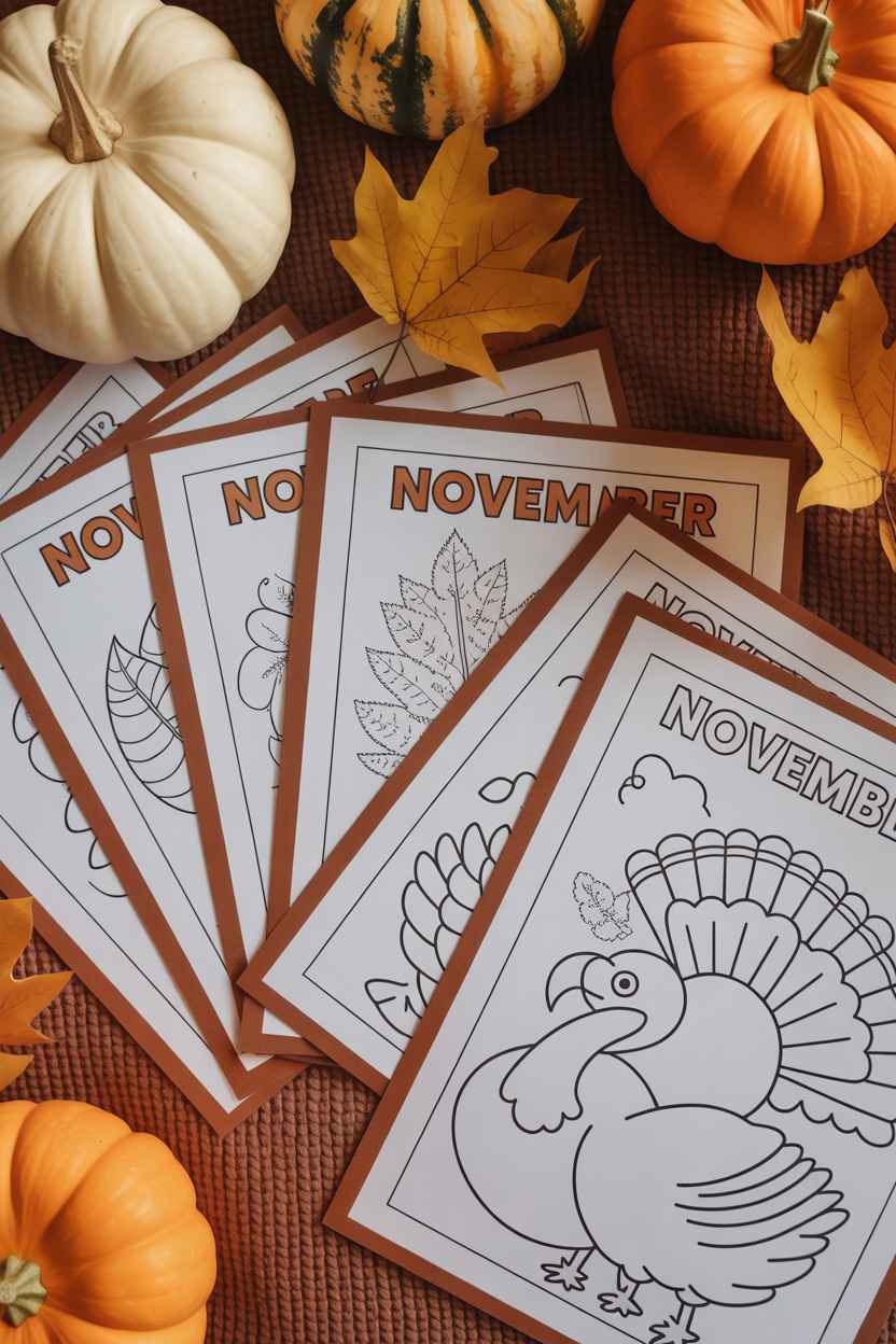 55+ November Coloring Pages You’ll Love (Free Printables!)