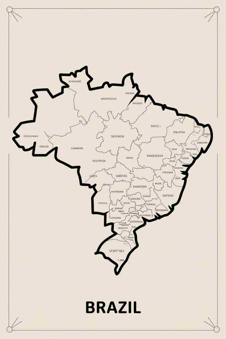 🖍️ 60 Free Brazil Coloring Pages | Print Bold & Beautiful Designs! 🇧🇷