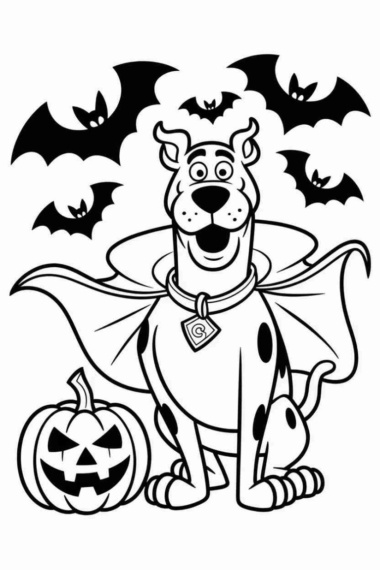 50+ Free Scooby-Doo Halloween Coloring Pages 🎃 Printable Fun
